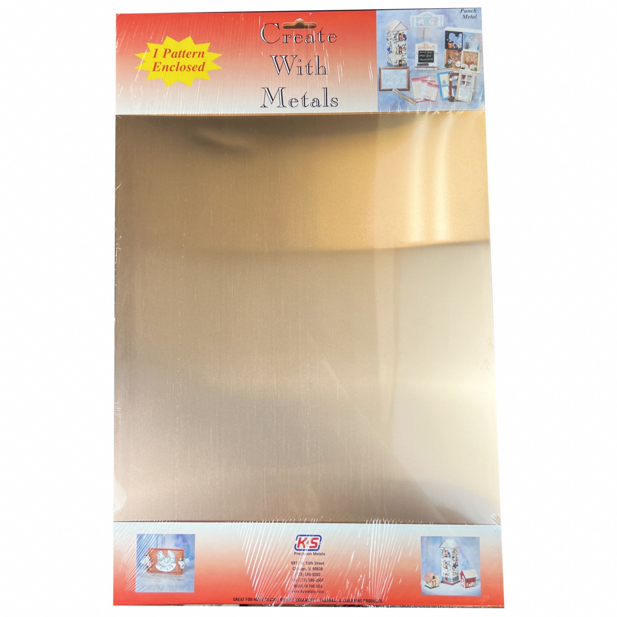 12 in x 18 in Nominal Size (WxL), 0.008 in Thick, 510 Bronze Sheet ...