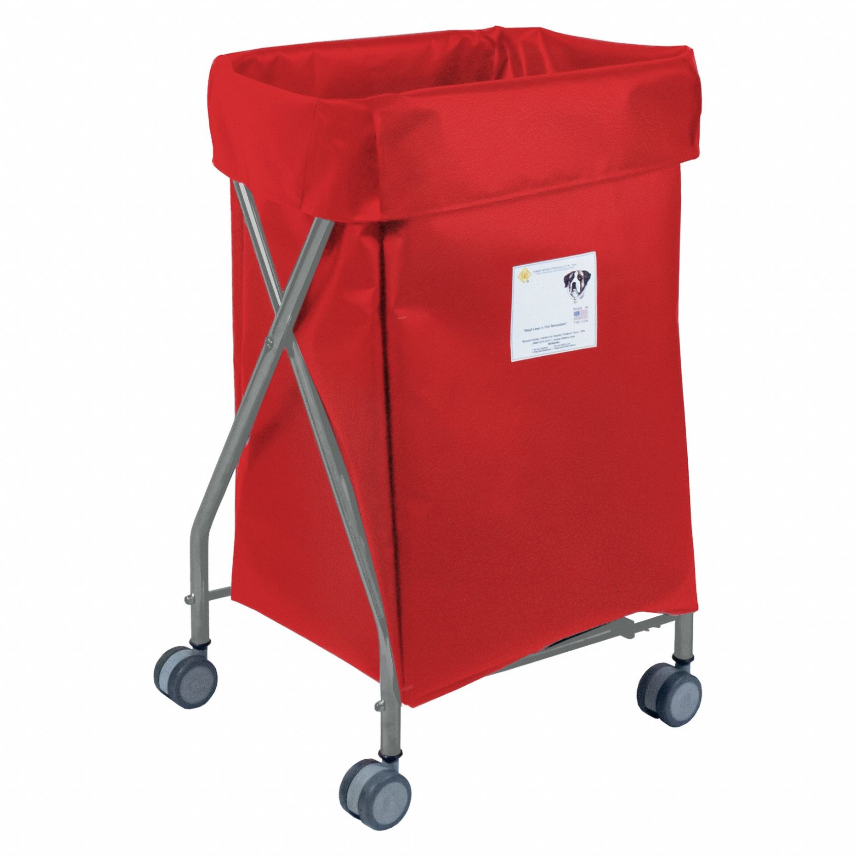 R&B WIRE PRODUCTS INC., Vinyl Liner, Red, Hamper - 822EL1|655RD - Grainger