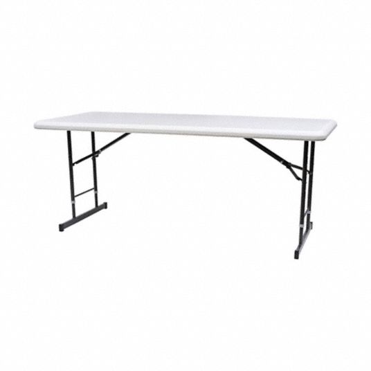 ICEBERG, Rectangle Table Shape, Platinum Granite Tabletop, Folding ...