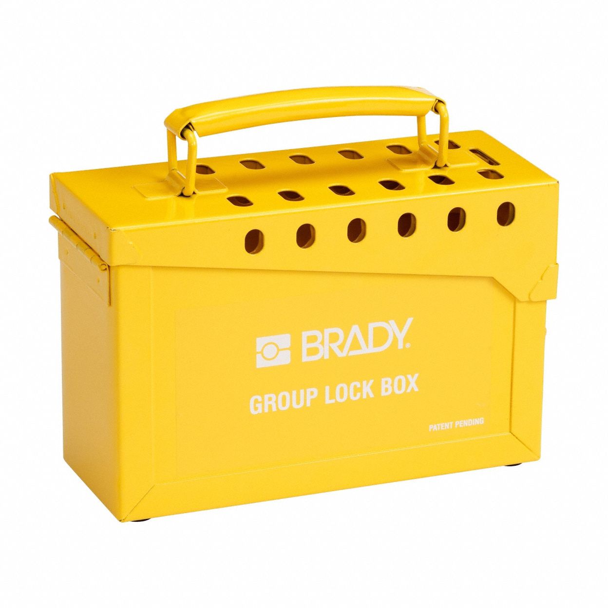 BRADY, Steel, Yellow, Group Lockout Box - 35XF92|65672 - Grainger