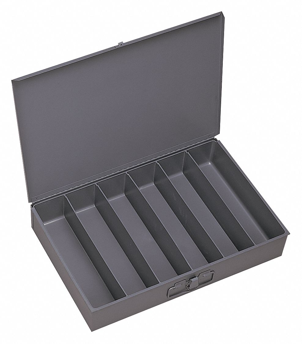 Compartment Box For Small Parts Storage, - Grainger