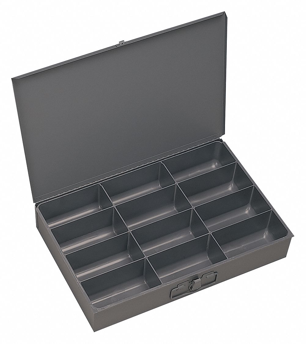 Large,12 Opening,Compartment Box For S - Grainger