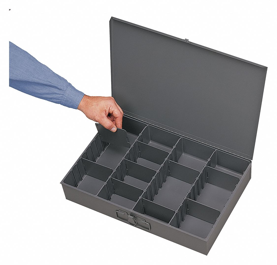 Small Compartment Box,Adjustable Openin - Grainger
