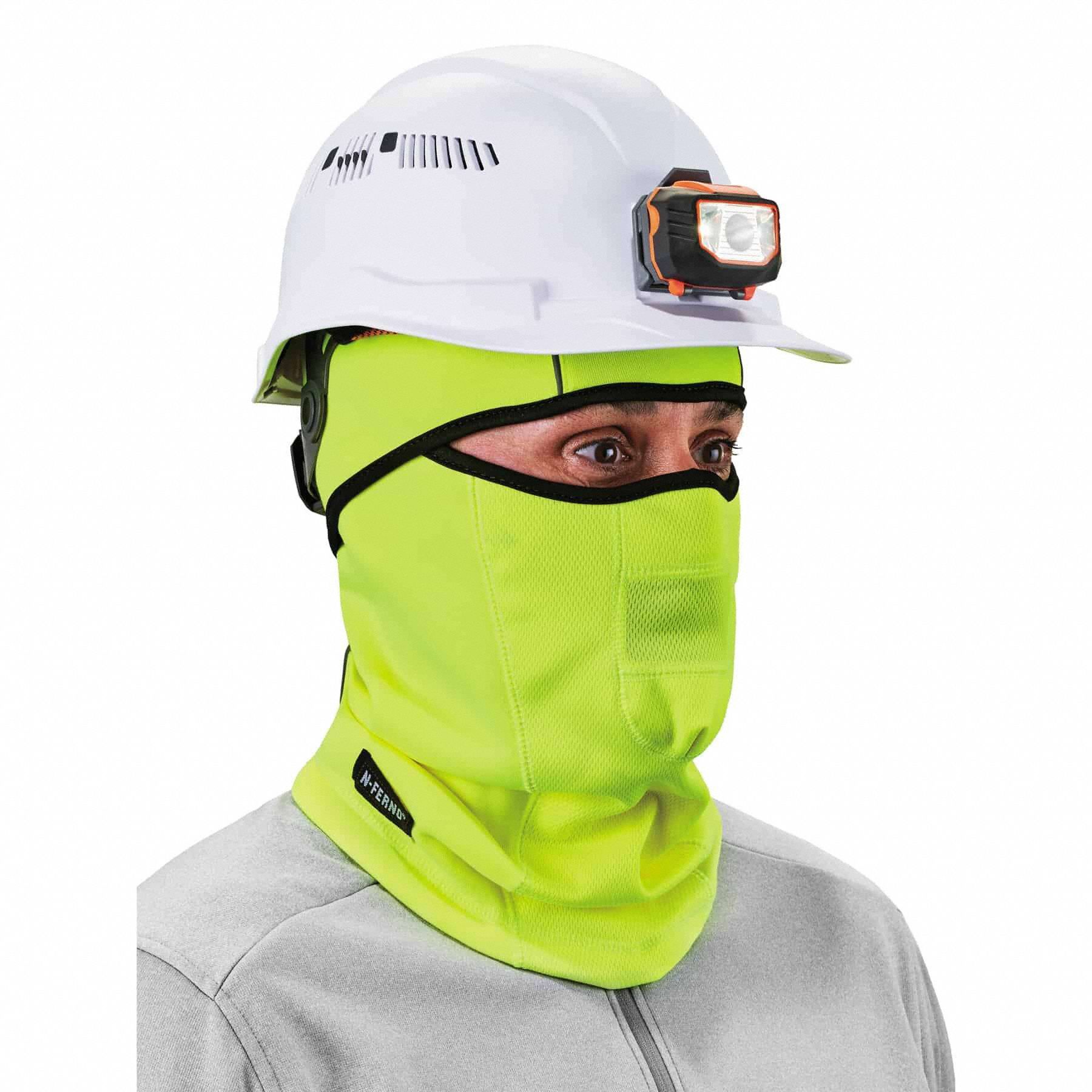 N-FERNO Balaclava: Balaclava, Lime, Universal, Balaclava, Fleece, Face ...