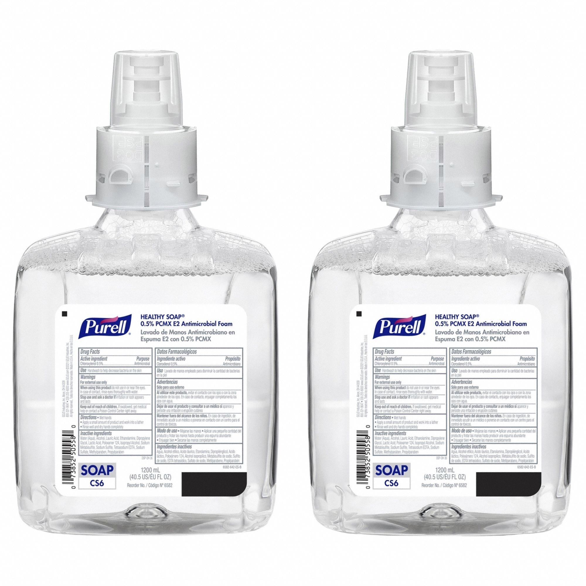 PURELL, Series CS6, 1,200 mL, Hand Soap - 444M60|6582-02 - Grainger