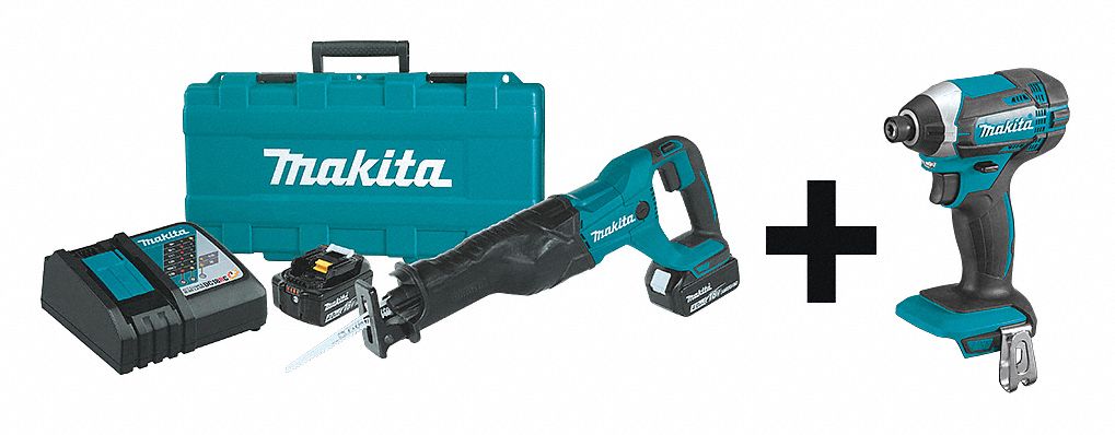 LXT, Cordless Combination Kit, 18.0 Voltage, Number of Tools 2 - Grainger