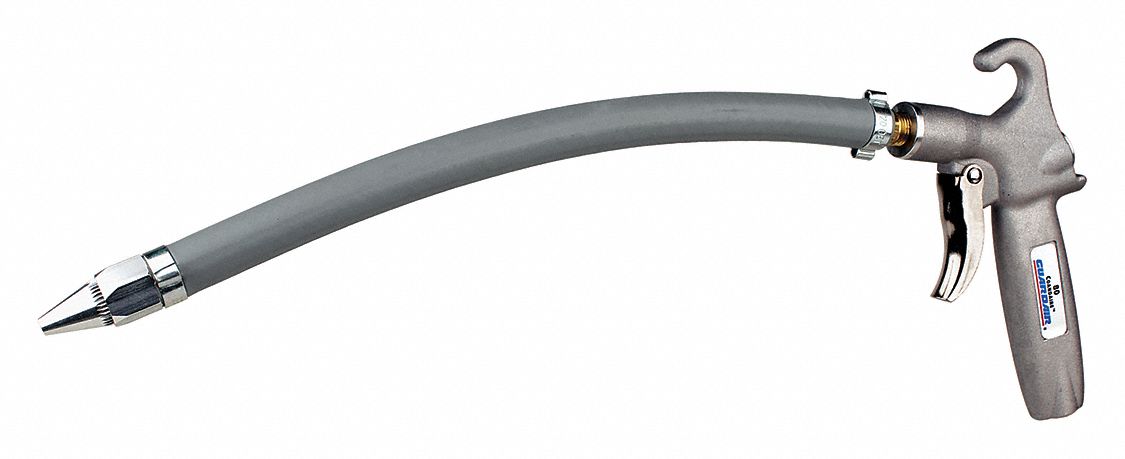 GUARDAIR, Aluminum, 1/4 in NPT Female, Air Gun,with 36" L Flextension,1 ...