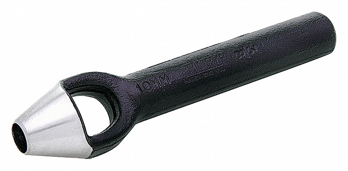 Arch Punch,3/8" Tip dia.,Black Coated - 65DK44|AX1803 - Grainger