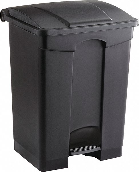 SAFCO, Rectangular, Blank Panel, Trash Can - 25FK36|9922BL - Grainger