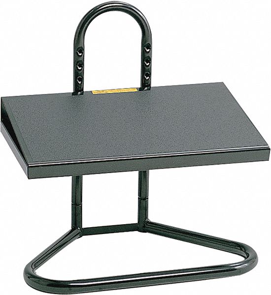 SAFCO, Steel, Black, Foot Rest - 65KT03|5124 - Grainger