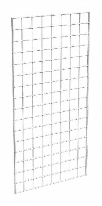 ECONOCO, Wire Grid Panel,White,2 ft. x 4 ft.,PK3 - 65LZ50|P3WTE24 ...