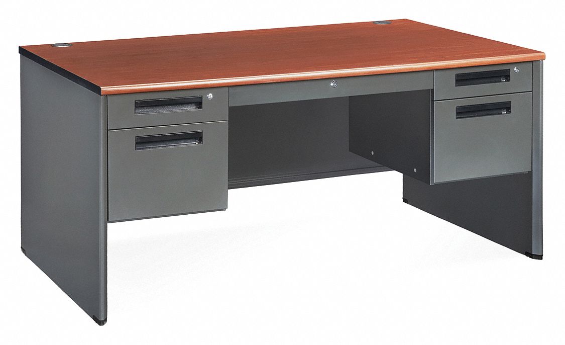Office Desk,57-1/4"Wx29-1/4" Hx29-1/2" D - Grainger