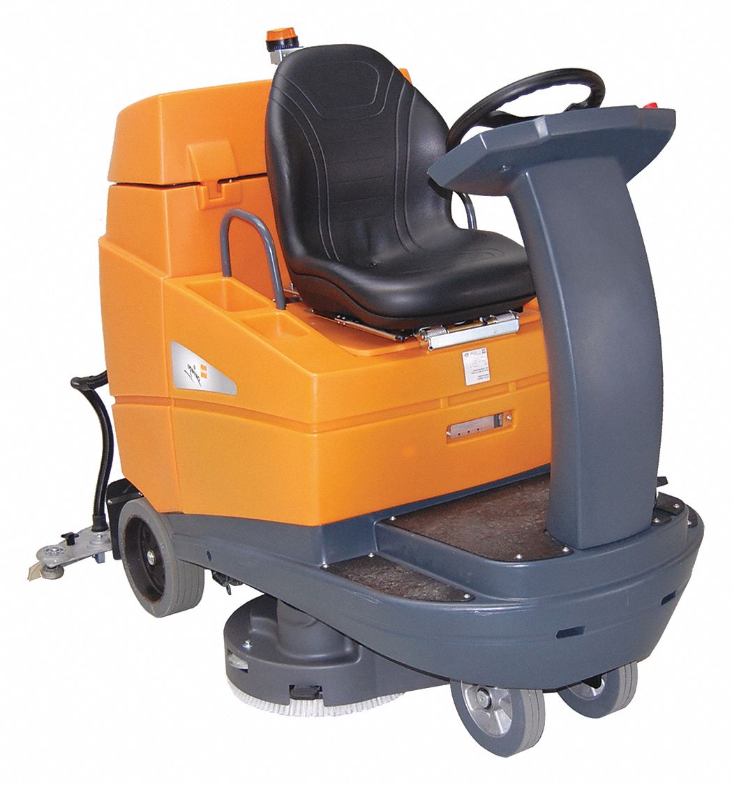 TASKI, Battery, 53 gal Solution Tank Capacity, Floor Scrubber - 65RK48 ...