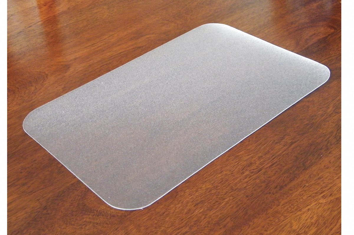 Floortex Pvc Clear Desk Protector 65tu93frhmtm5191ev1 Grainger