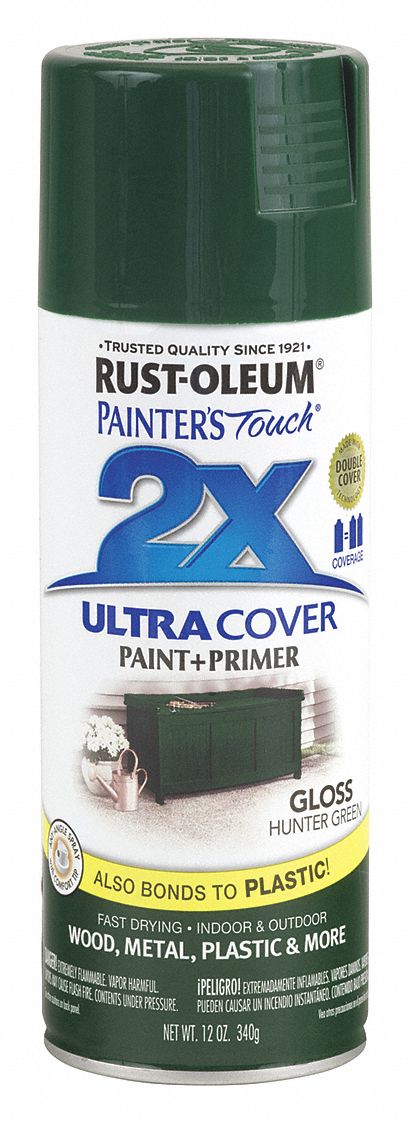 PAINTER'S TOUCH, Greens, Gloss, Spray Paint - 65YG42|249111 - Grainger