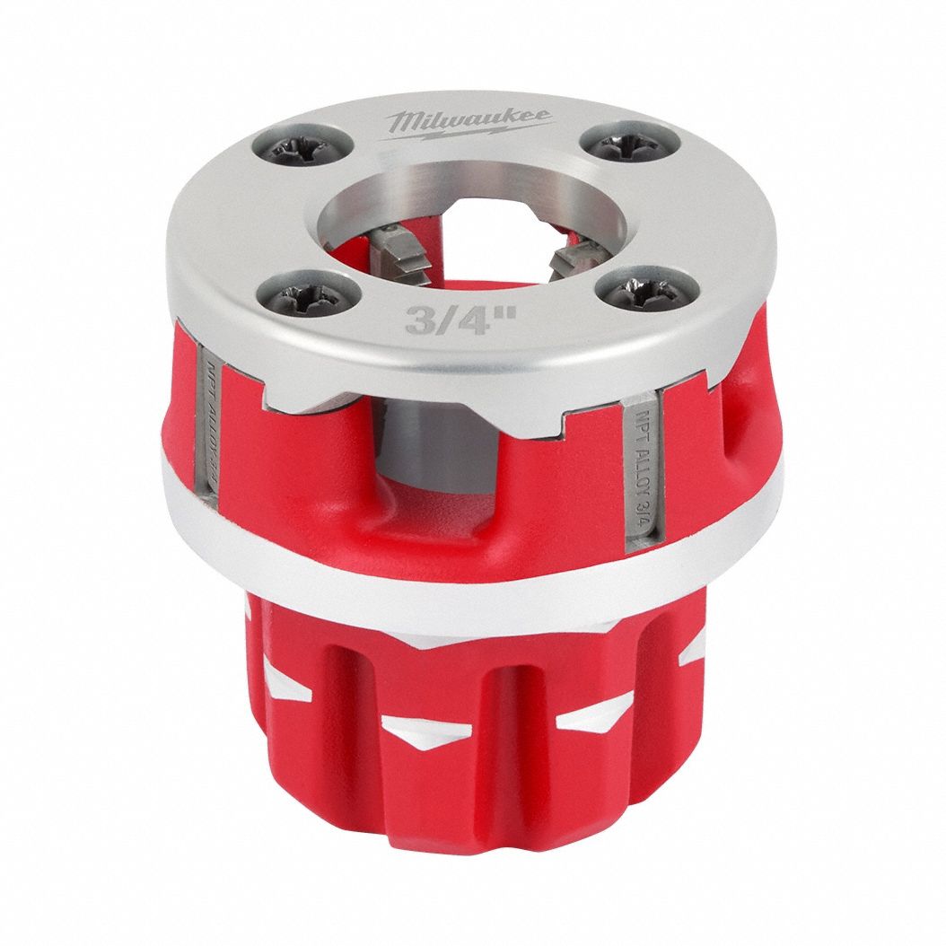MILWAUKEE, 11R, For 3/4 in Pipe, Pipe Threading Die Head - 824Y12|48-36 ...