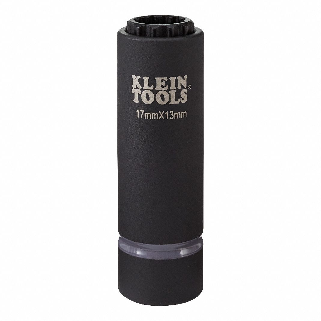 KLEIN TOOLS, Metric 2-in-1 Socket - 807K35|66051E - Grainger