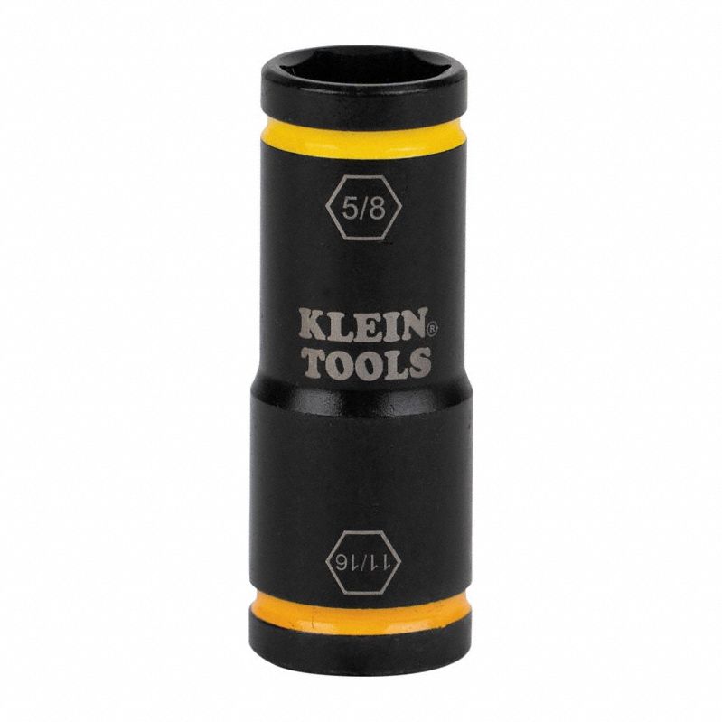 KLEIN TOOLS, 1/4 in Drive Size, SAE, Flip Impact Socket - 806FF2|66075 ...