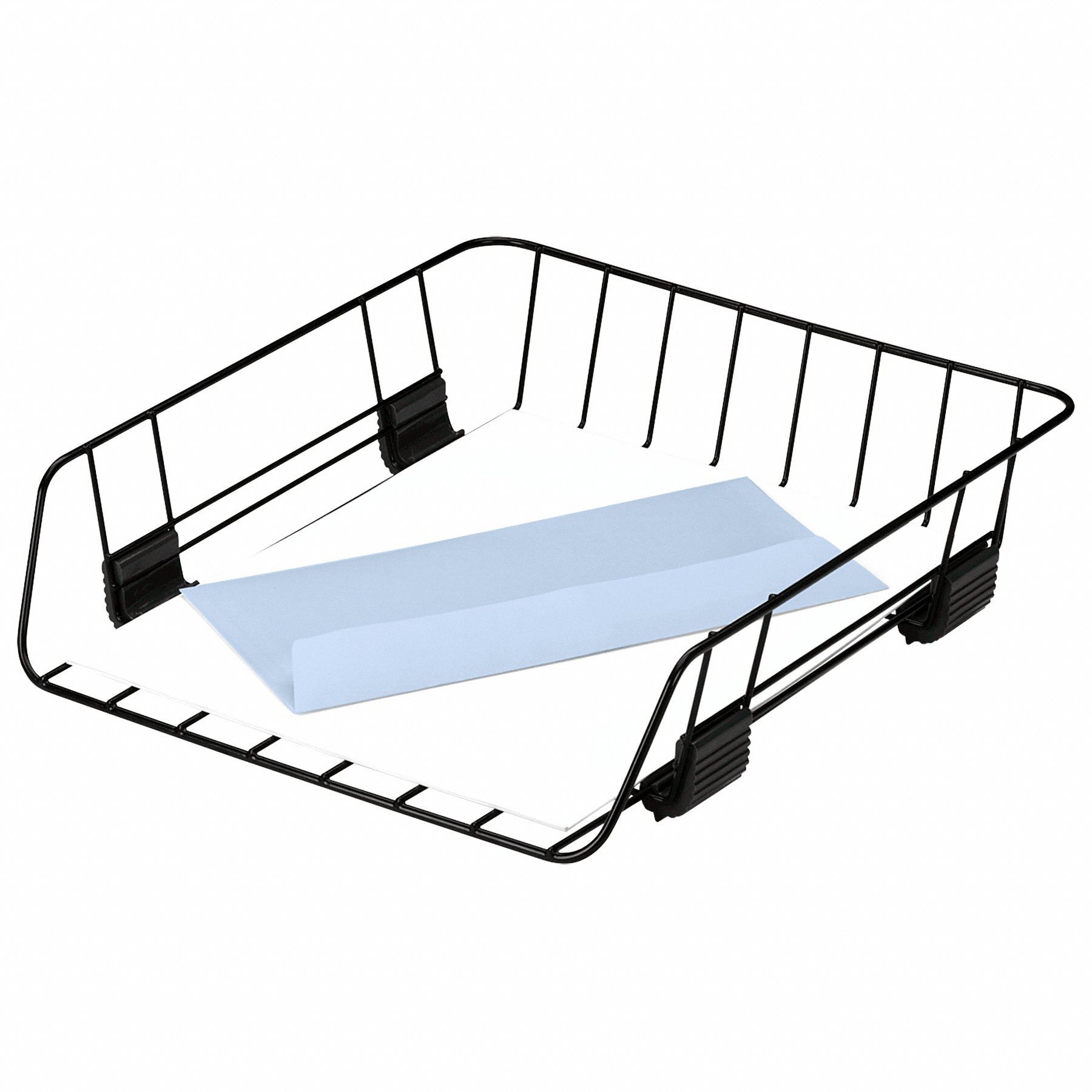 FELLOWES, 1 Compartments, Steel, Letter Tray - 22W841|66112 - Grainger