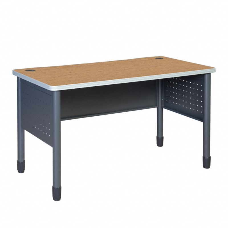 REGENCY, Laminate, Oak, Rectangular Office Desk - 860A20|66150TDMO ...