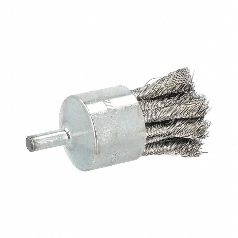 Twisted Stainless Steel, 1 1/8 in Dia, End Brush - 819UW8|66254443251 ...
