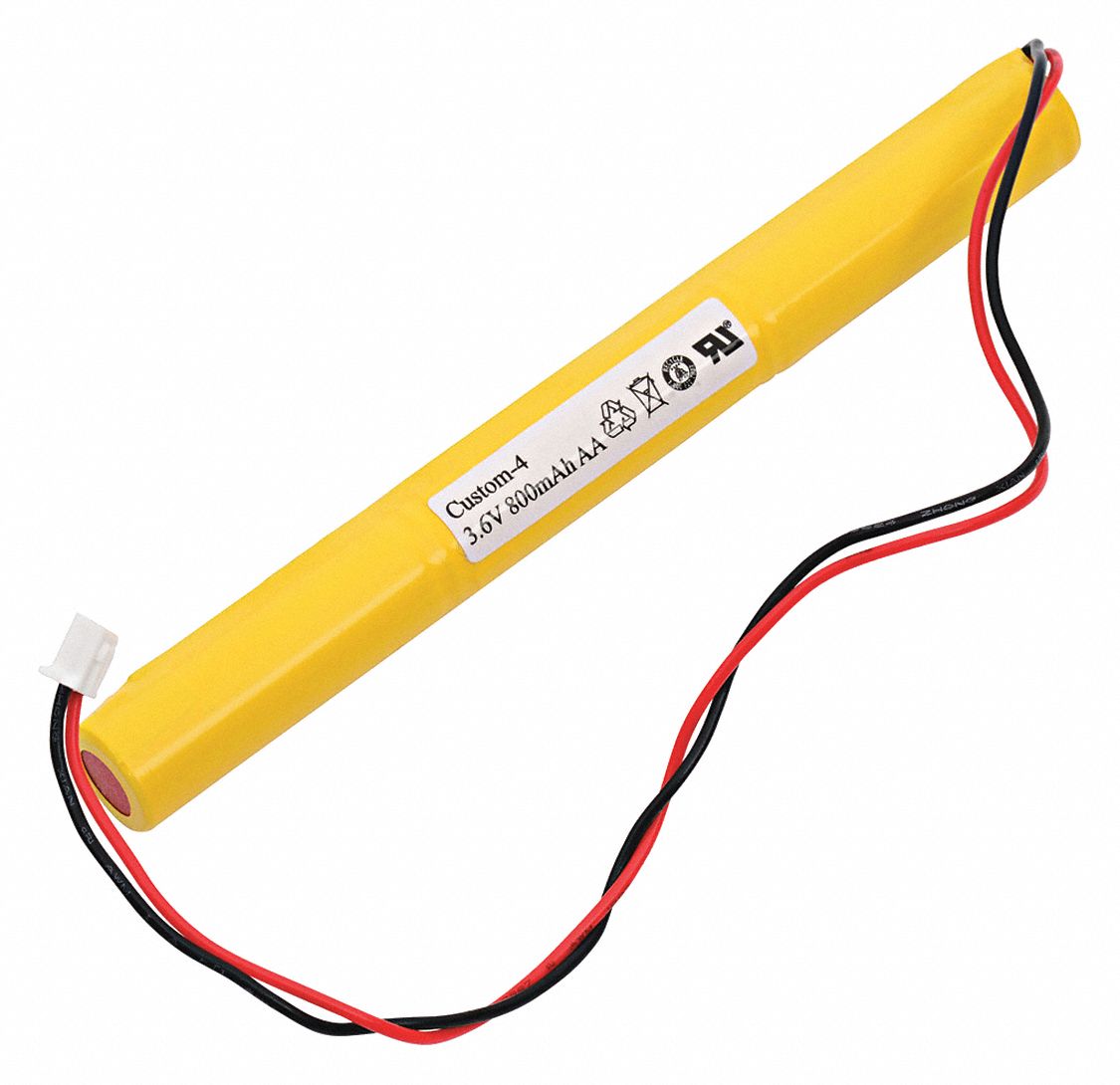 DANTONA, CUSTOM-4, Battery,3.6V,Nickel Cadmium Dantona - 667W61|CUSTOM ...