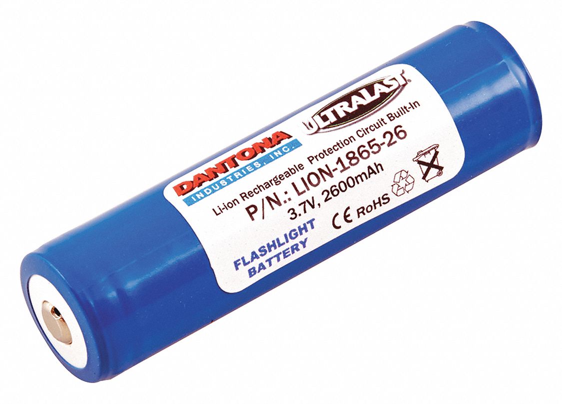 DANTONA, LION-1865-26, Battery,3.7V,Lithium Ion Dantona Lit - 667X45 ...