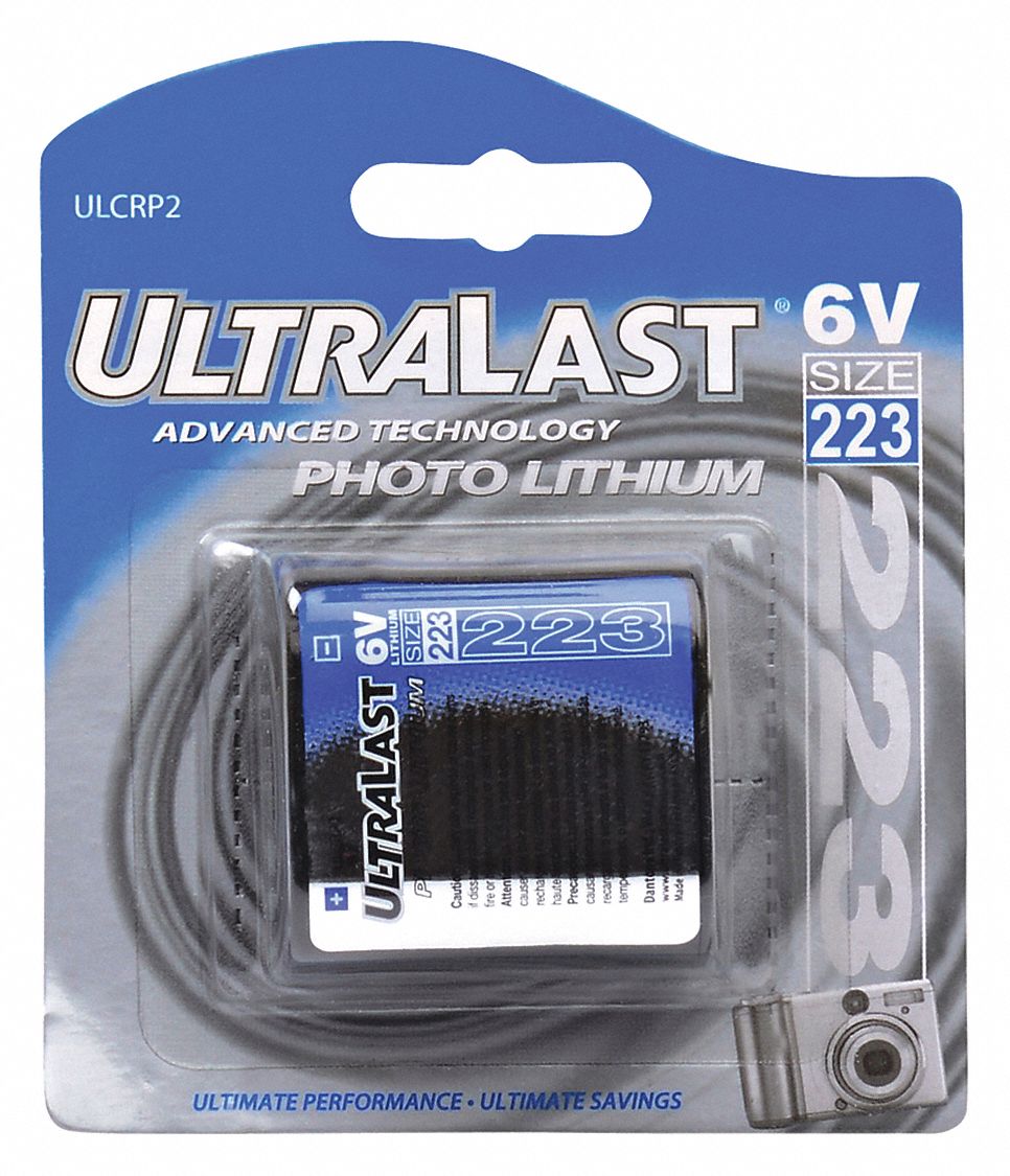 ULTRALAST, ULCRP2, Battery,6V,Lithium,CR,Ultralast Li - 667Y86|ULCRP2 ...