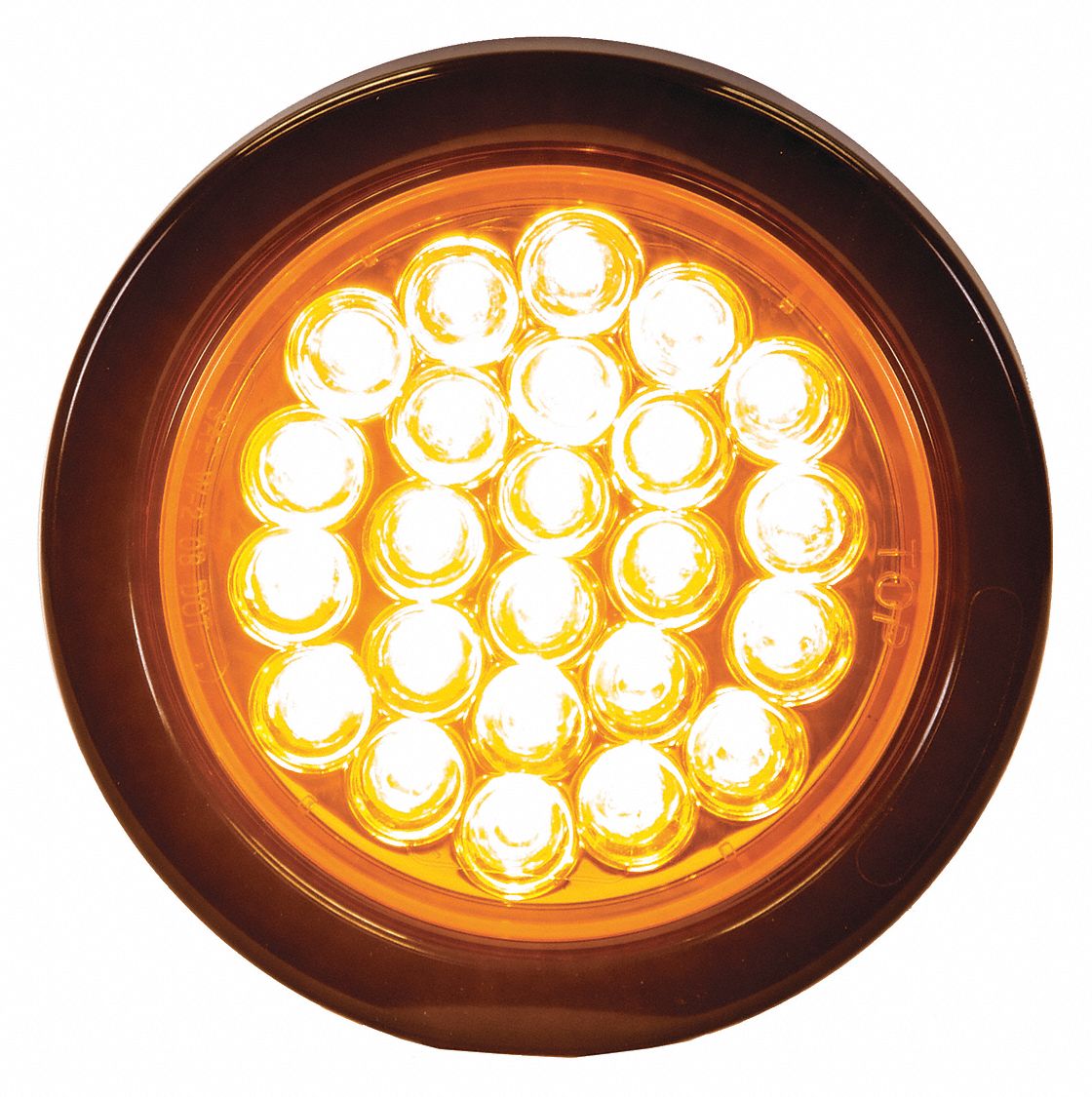 BUYERS PRODUCTS, Perimeter Flashing Warning Light, Amber, Strobe ...