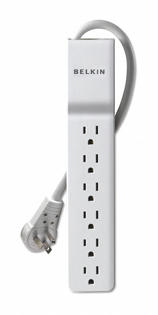 BELKIN, Home/Office Surge Protector - 66CZ33|BE106000-10 - Grainger