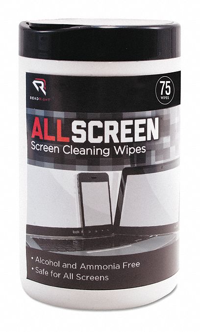 Wipes,Allscreen,Cleaner,75Sh - Grainger