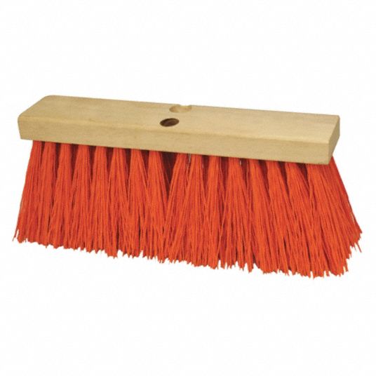 Sweeping Broom,Poly,18" Block - Grainger