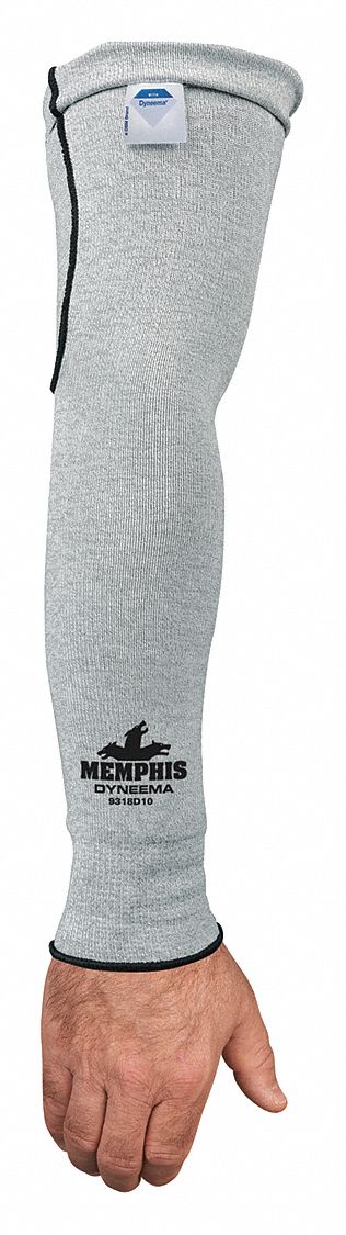 MCR SAFETY, ANSI/ISEA Cut Level A2, Sleeve, Cut-Resistant Sleeves ...