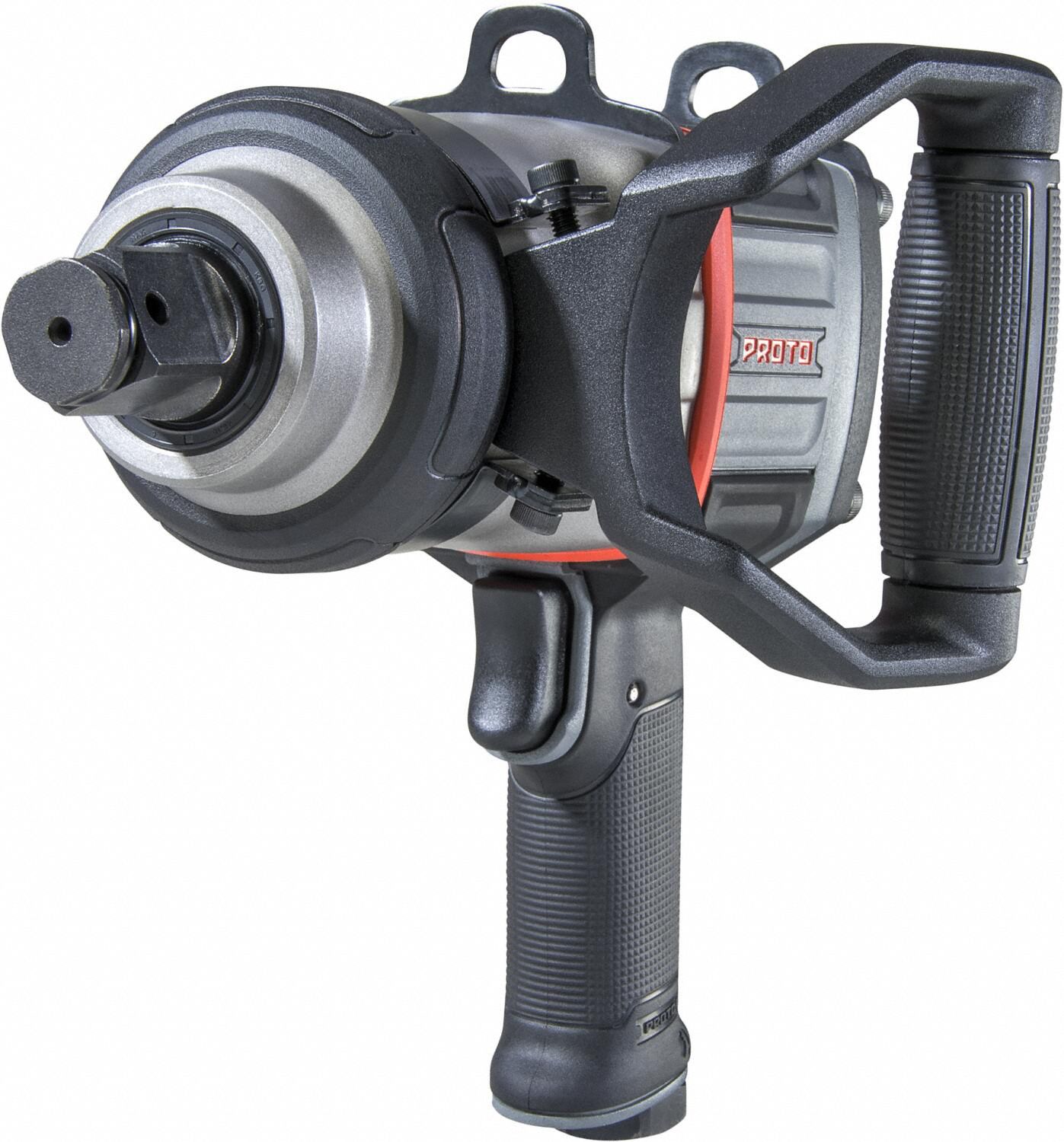 PROTO Impact Wrench: Pistol Grip, Std, Full-Size, Industrial Duty, 1 in ...