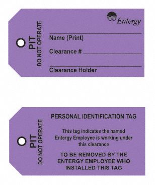 1,000, PK, Personal Identification Tag - 66NH72|4234.03.01 - Grainger