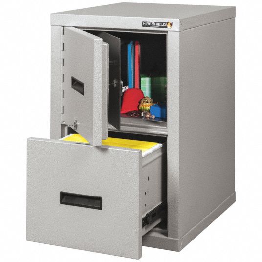 FIREKING, Diamondstone, 2 Drawers, Fire-Resistant Vertical File Cabinet ...