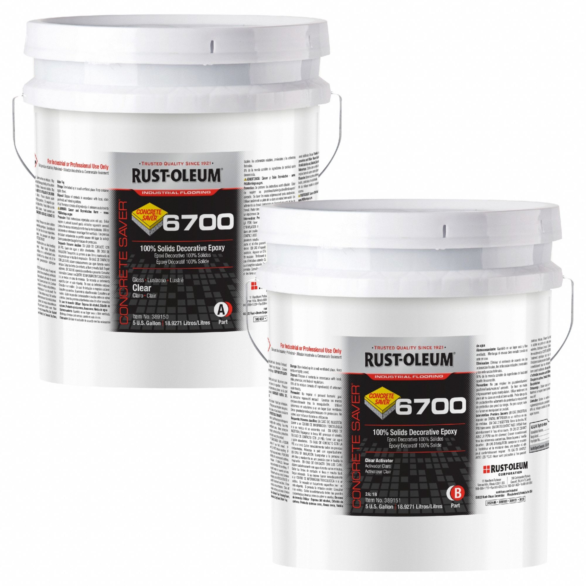 RUST-OLEUM, Concrete Saver 67006700, Epoxy Floor Coatings, Epoxy ...