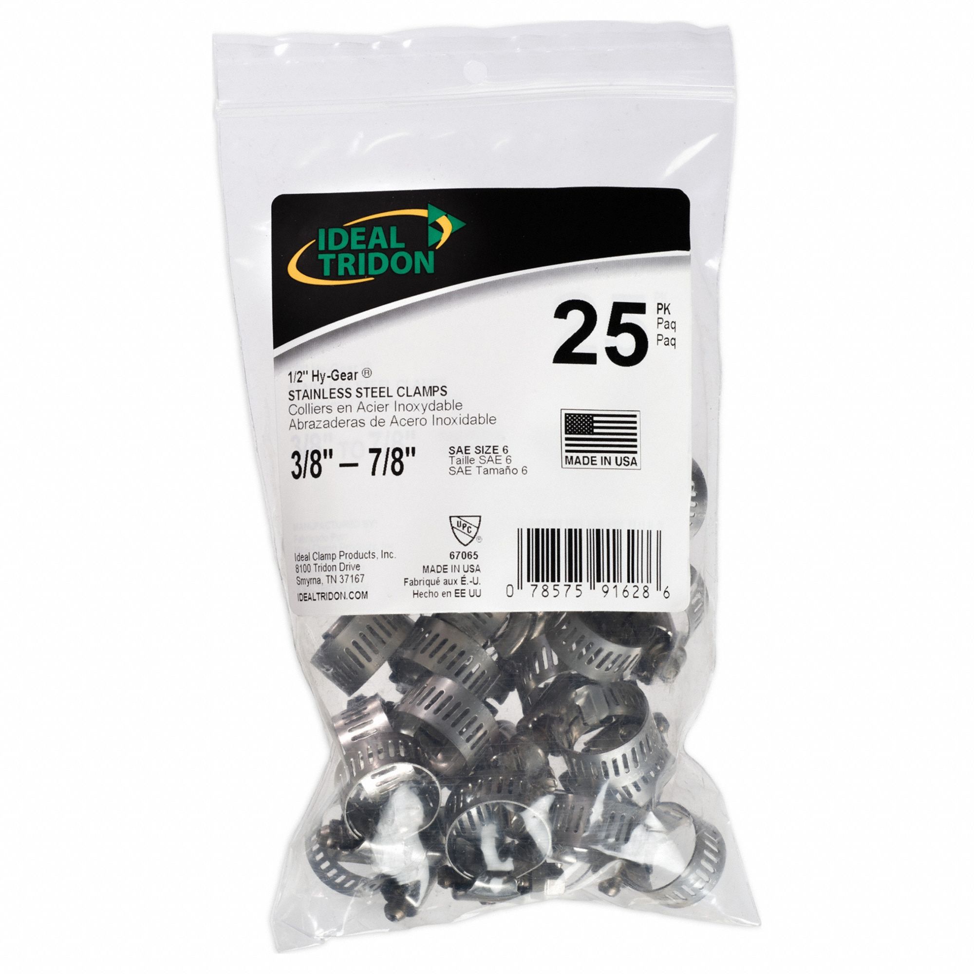 201 Stainless Steel, Perforated Band, Contractor Bag - 802UL6|670657B ...