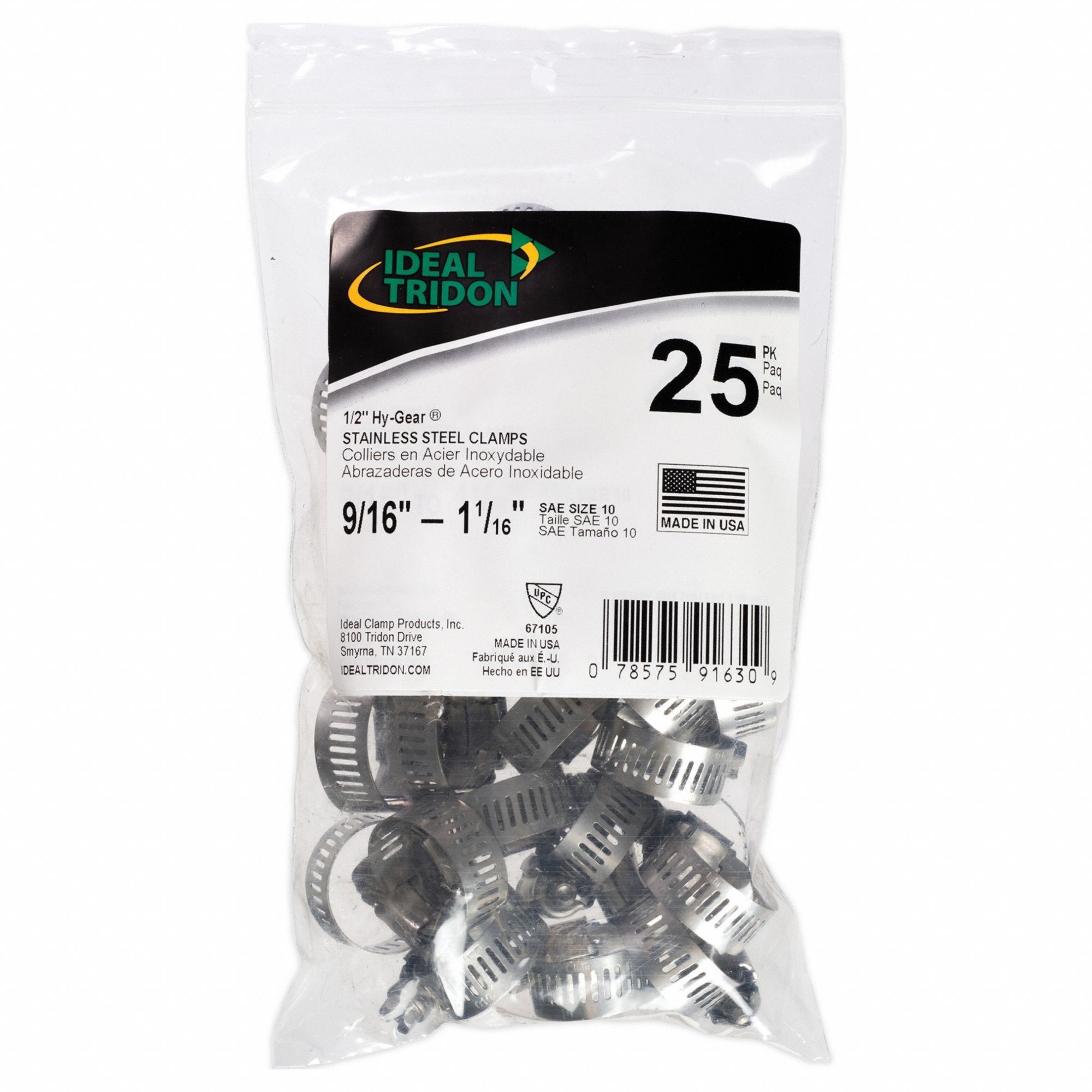 201 Stainless Steel, Perforated Band, Contractor Bag - 802UL8|671057B ...