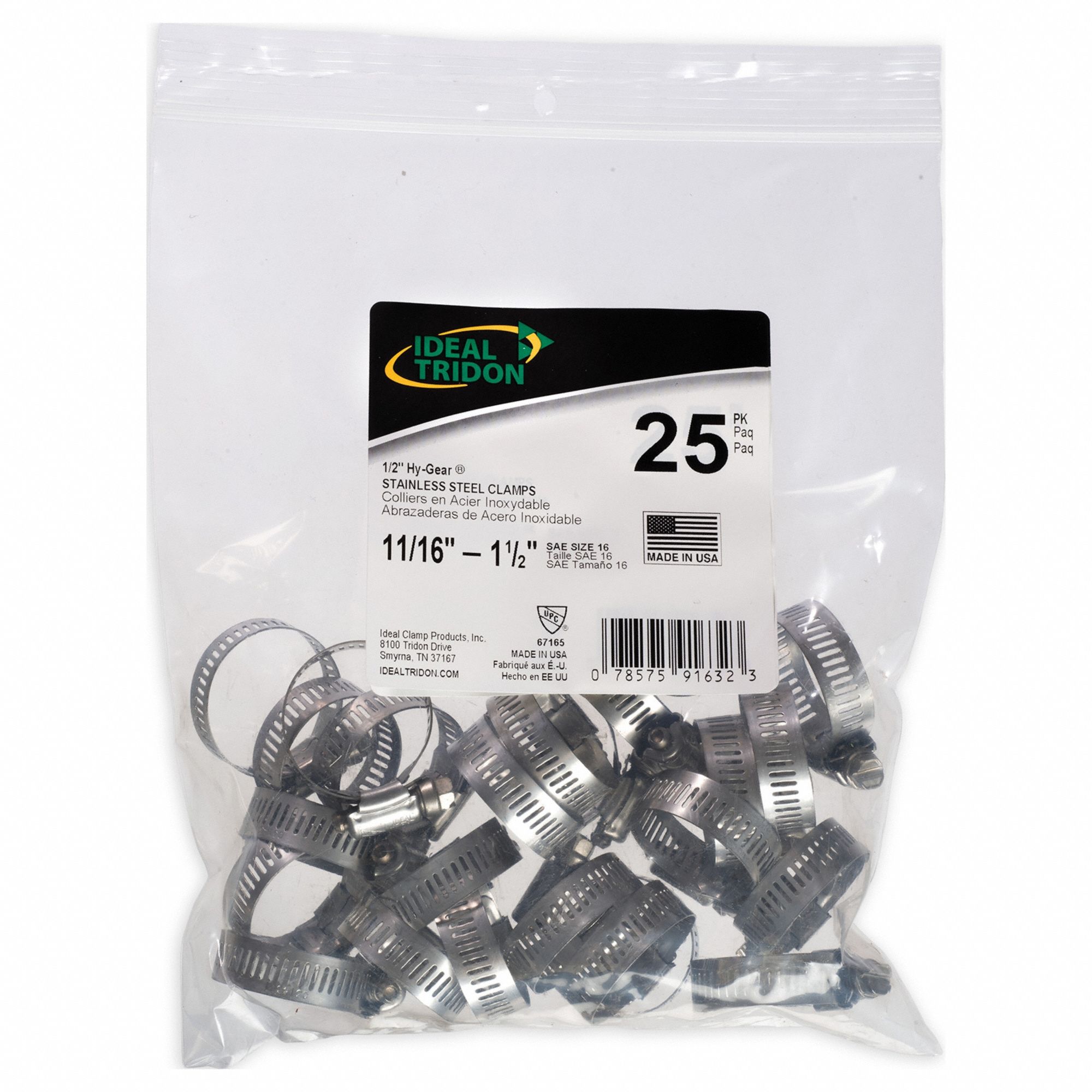 201 Stainless Steel, Perforated Band, Contractor Bag - 802UM0|671657B ...