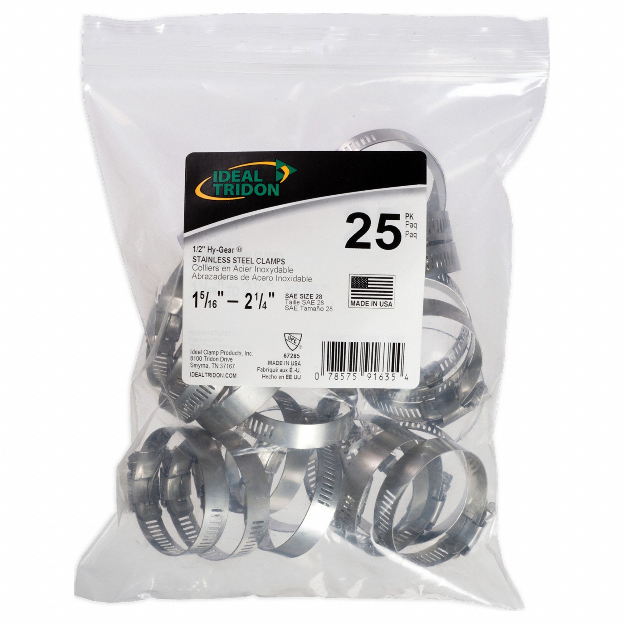 201 Stainless Steel, Perforated Band, Contractor Bag - 802UM3|672857B ...