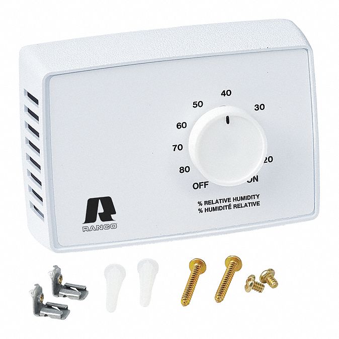 Wall Mount, Dehumidifier Control Compatible / Humidifier Control ...