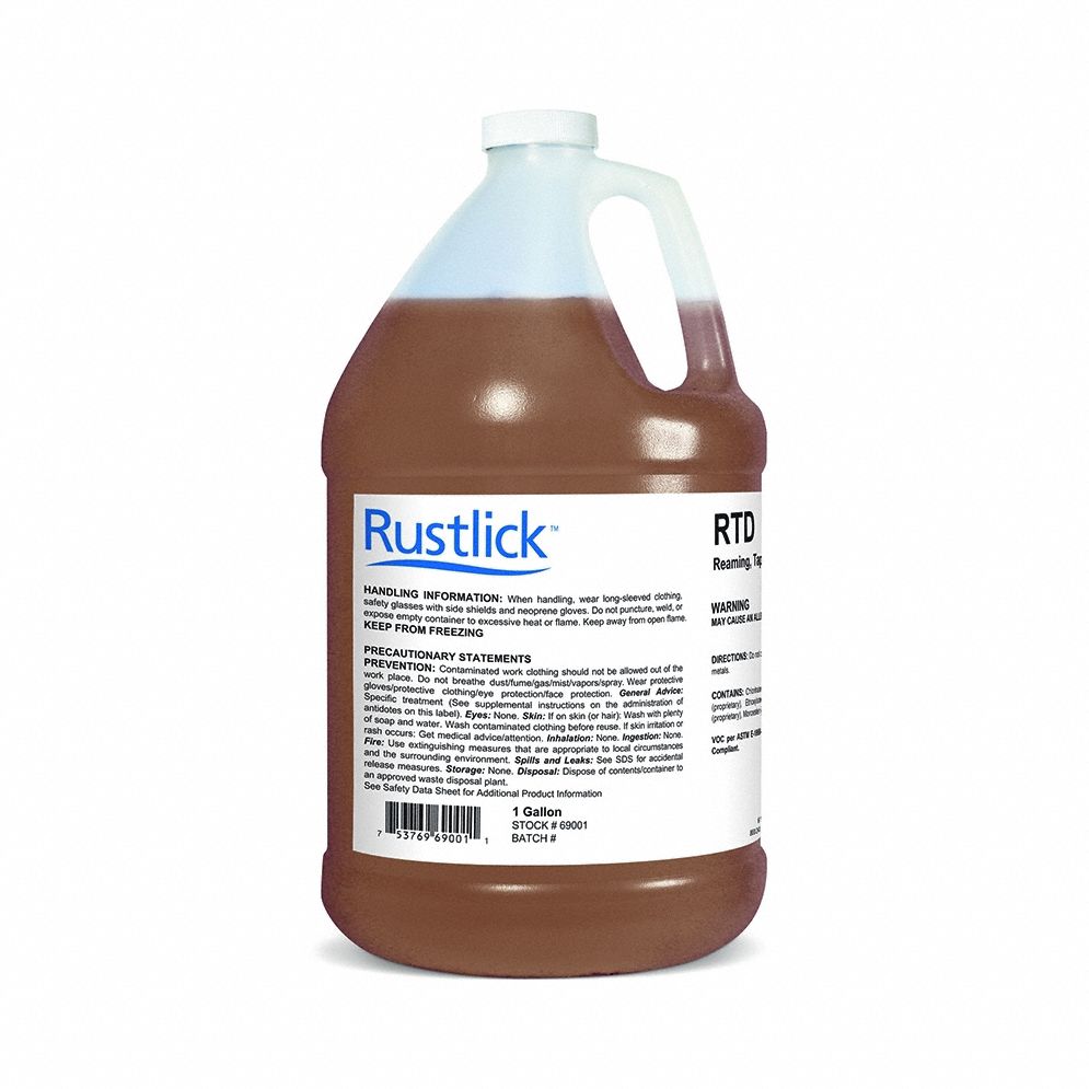 RUSTLICK, RTD, 1 gal, Reaming, Tapping and Drilling Fluid - 6VDR6|69001 ...