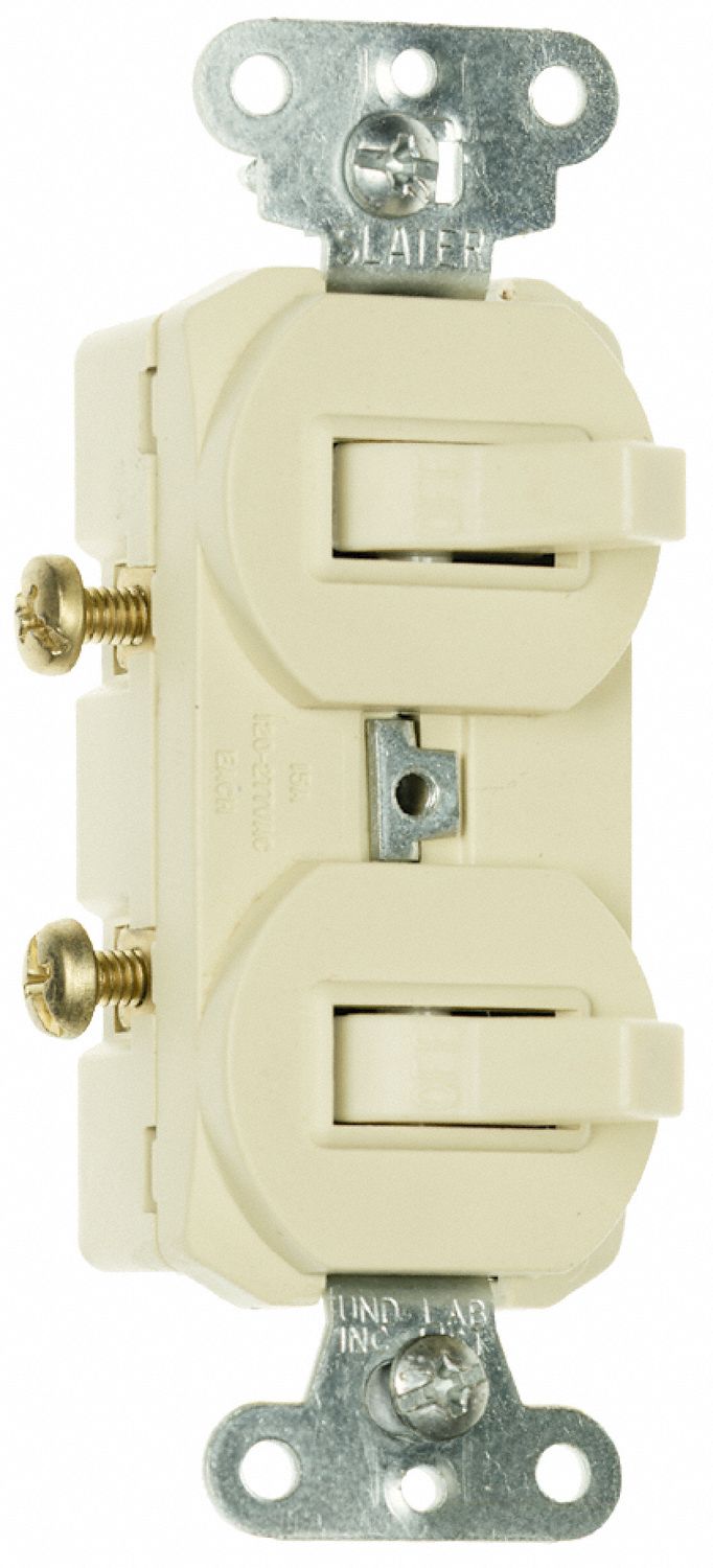 Toggle Switch, Single Pole, Combination Device - 53CX56|690IG - Grainger