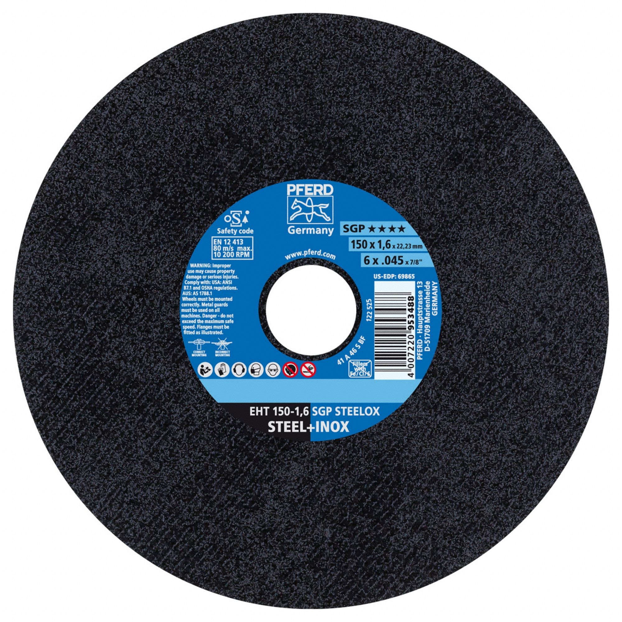 PFERD, Abrasive Cut-Off Wheel - 216T34|69865 - Grainger