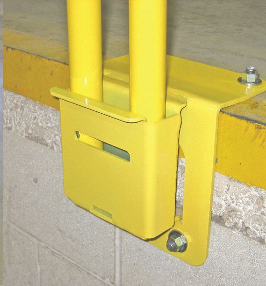 RAILGUARD 200, 8 3/8 in x 9 1/4 in, Permanent, Mount Base - 69AP14 ...