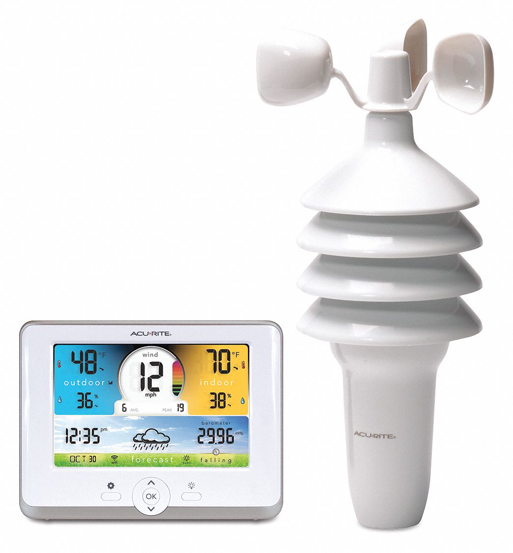 ACURITE, AcuRite Notos, Color LCD, Weather Station,3-In-1,Wi-Fi Connect ...