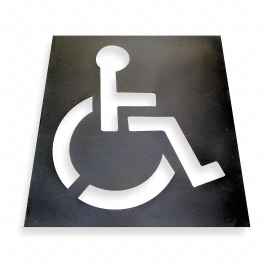 Disabled Stencil - Grainger