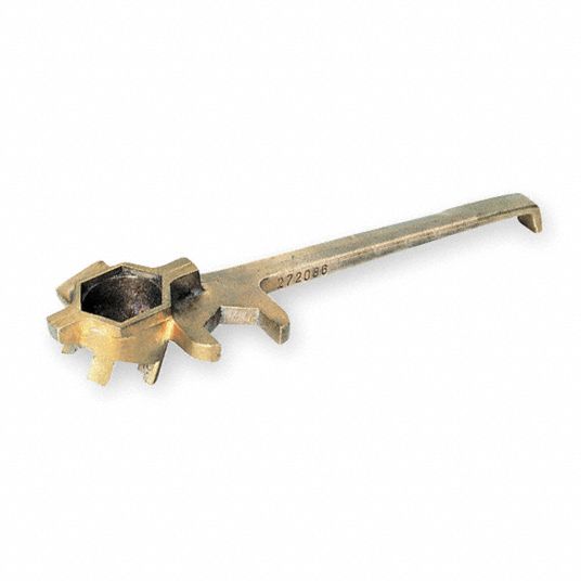Drum Plug Wrench, Bronze Alloy - Grainger