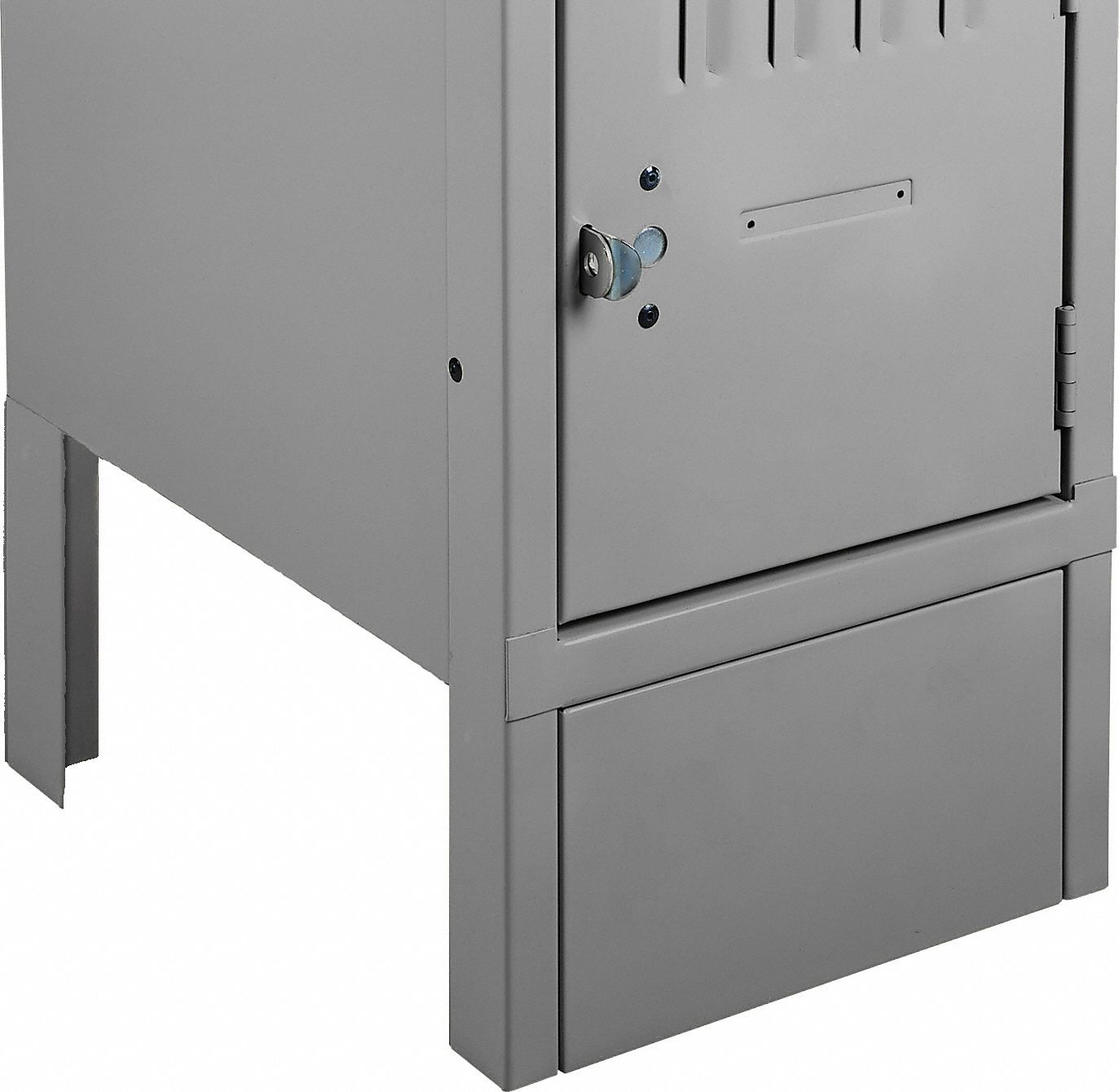 TENNSCO Locker Front Base: 12 in x 12 in x 6 in, 12 in Footplate Wd ...